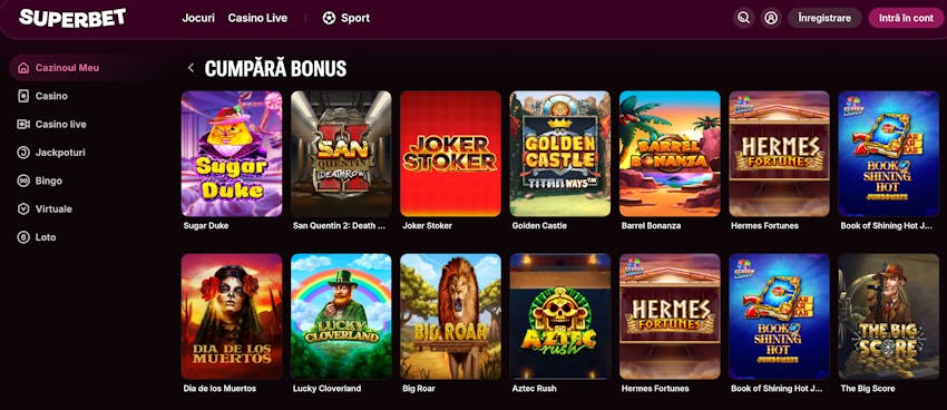 Superbet demo: Jocuri Superbet Games cu pacanele gratis
