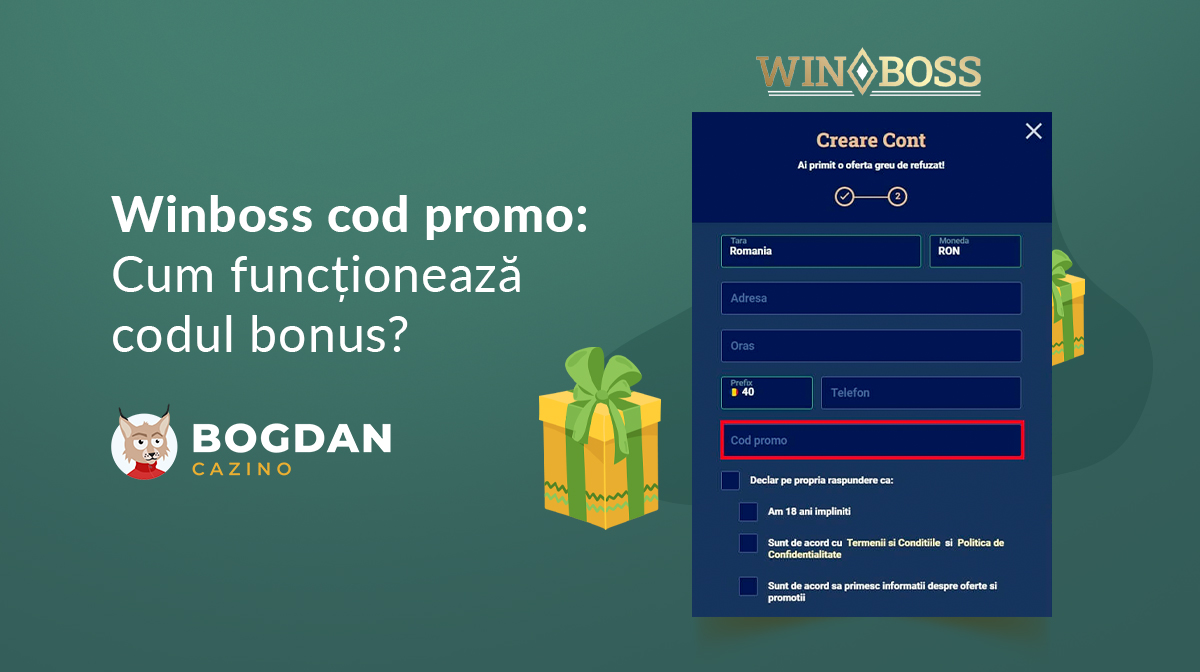 Winboss Cod promo - Activare bonus Winboss
